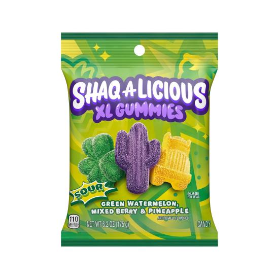 Shaqalicous Sour XL Gummies 176 Gram – The Candy Empire